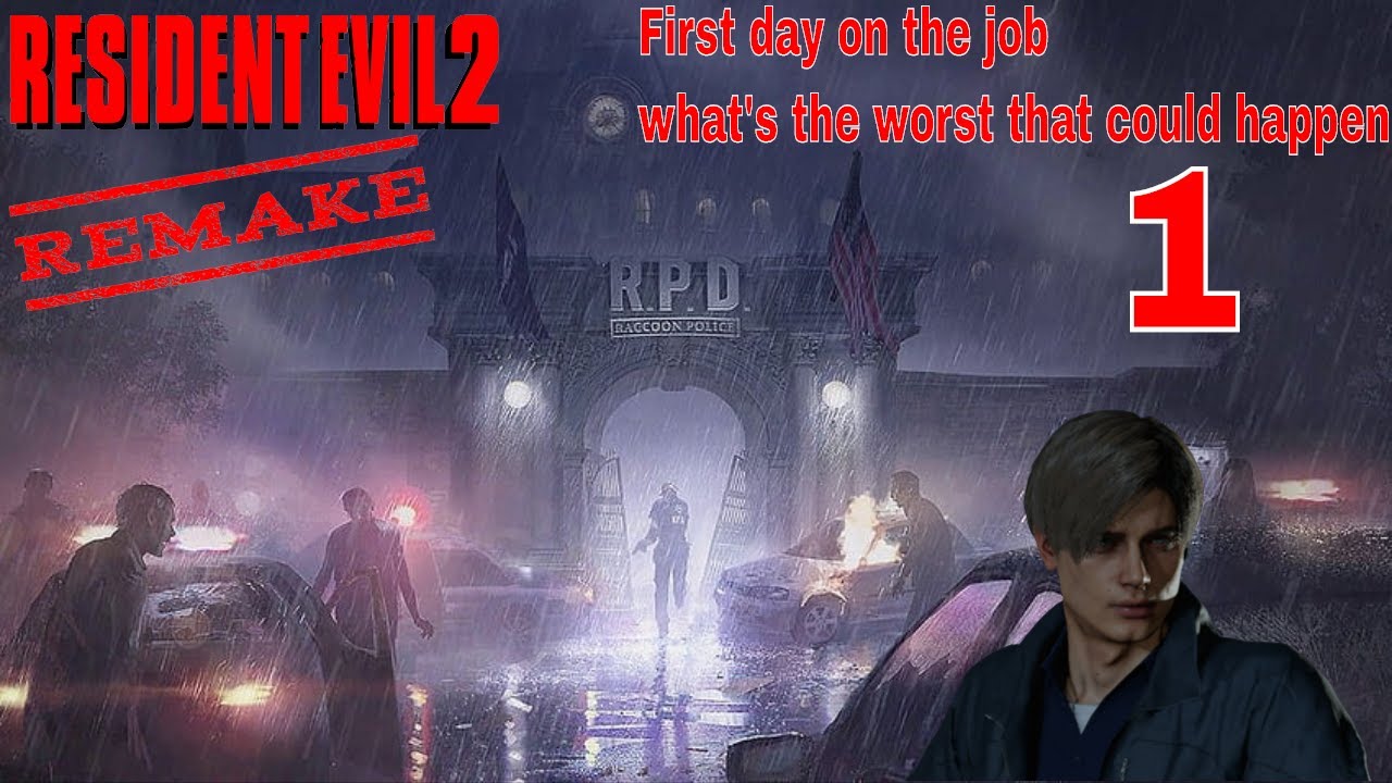 Resident Evil 2 Remake Leon B 100% Walkthrough Part 1 - YouTube