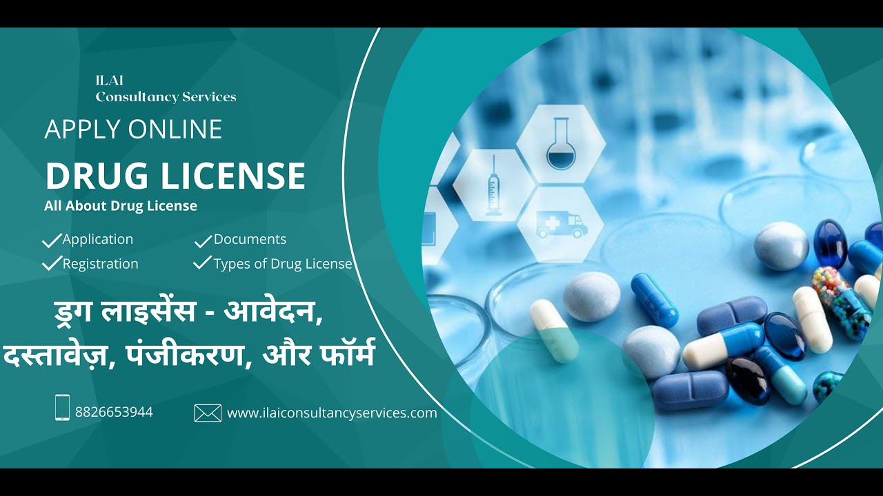 Drug License Application Documents Registration Forms Types Of