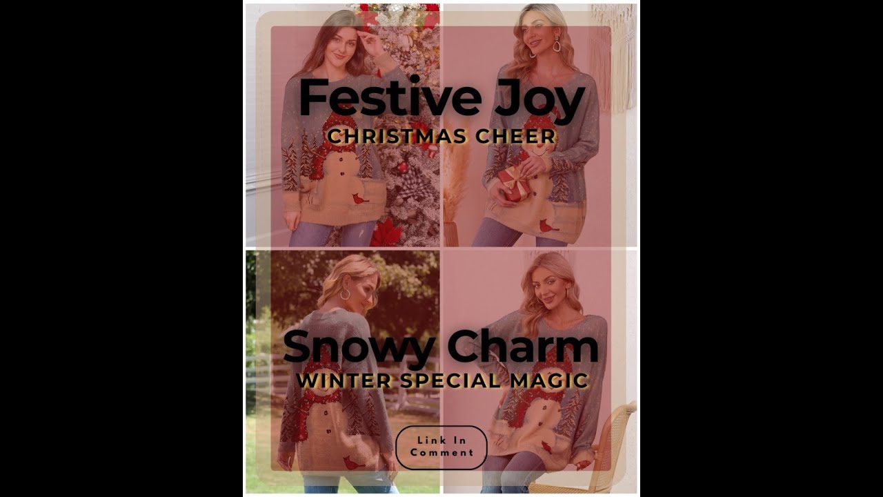 TrendXplore’s Holiday Pick | YESNO Women’s Christmas Sweater 🎄 | Winter ...