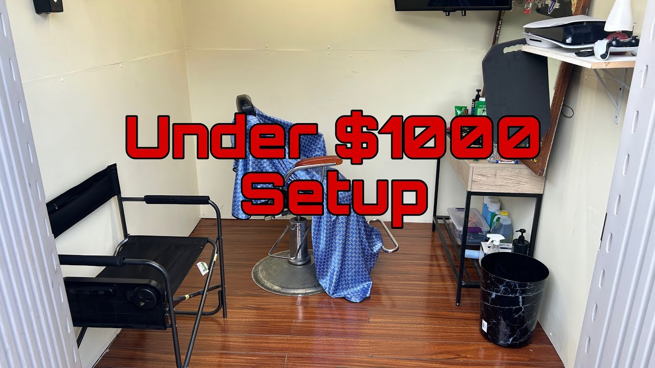 Affordable Barber Shed Tour - YouTube