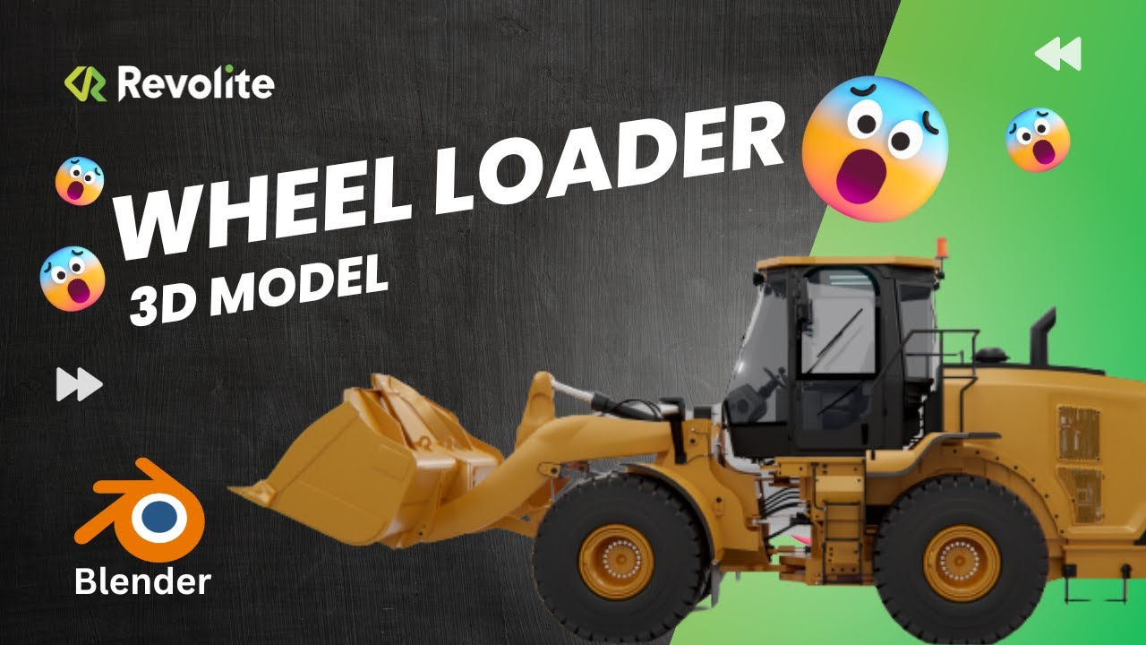 Revolite's 3D Modelling & Animation- Wheel Loader #wheelloader # ...