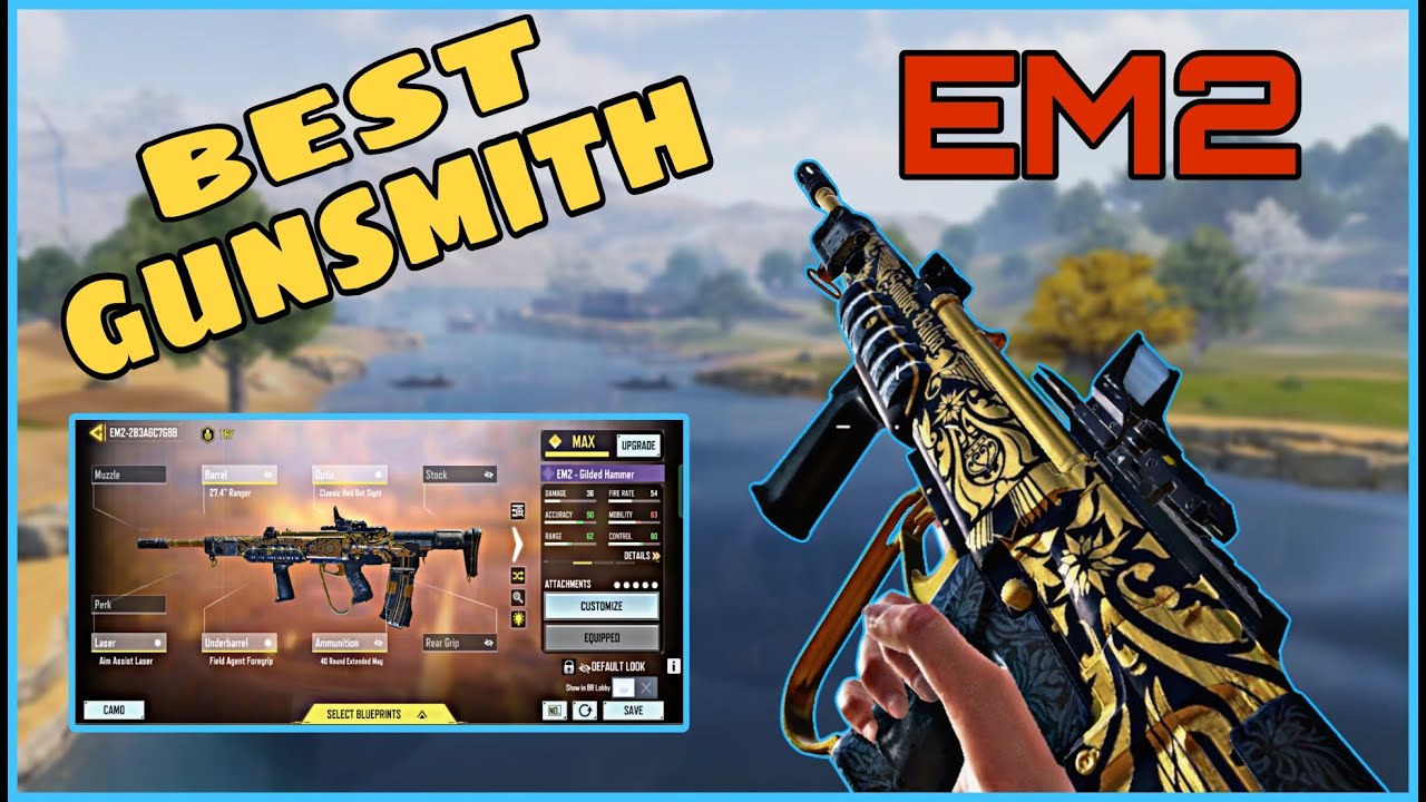 BEST EM2 LOADOUT in BR | STABLE and PERFECT | Playing Random SQUAD ...