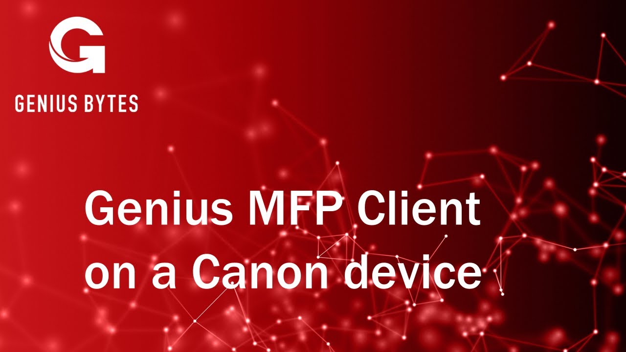 Genius MFP Canon Client [DE] - YouTube