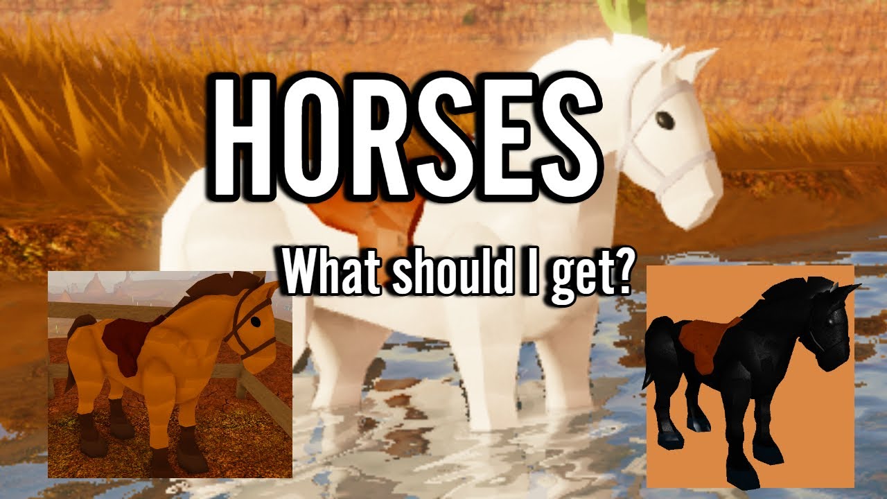 GUIDE TO HORSES | Roblox Westbound - YouTube