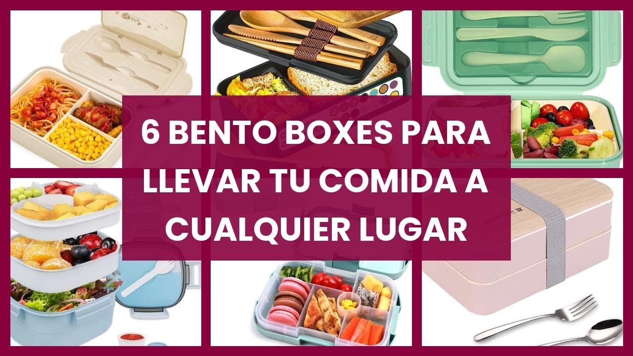 Bento box: 6 bento boxes para llevar tu comida a cualquier lugar - YouTube