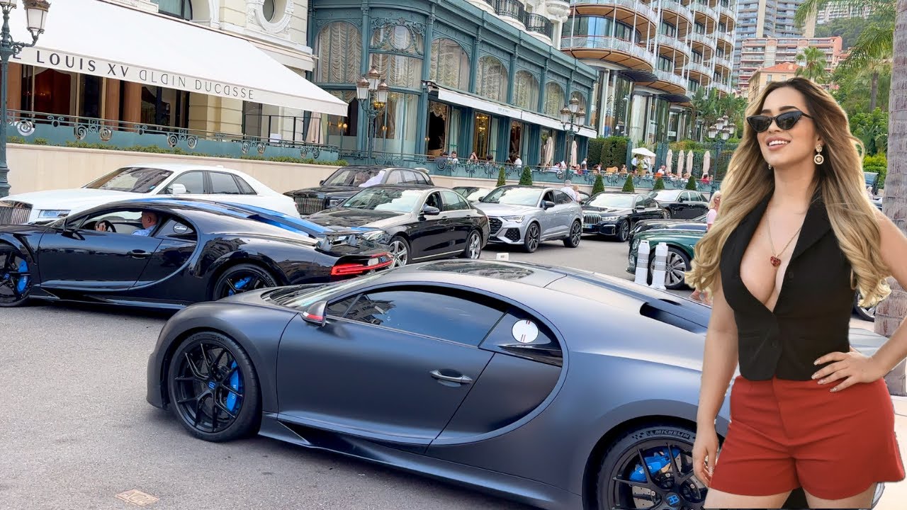 Monaco Millions: Exotic Cars and Stunning Women on the Streets - YouTube