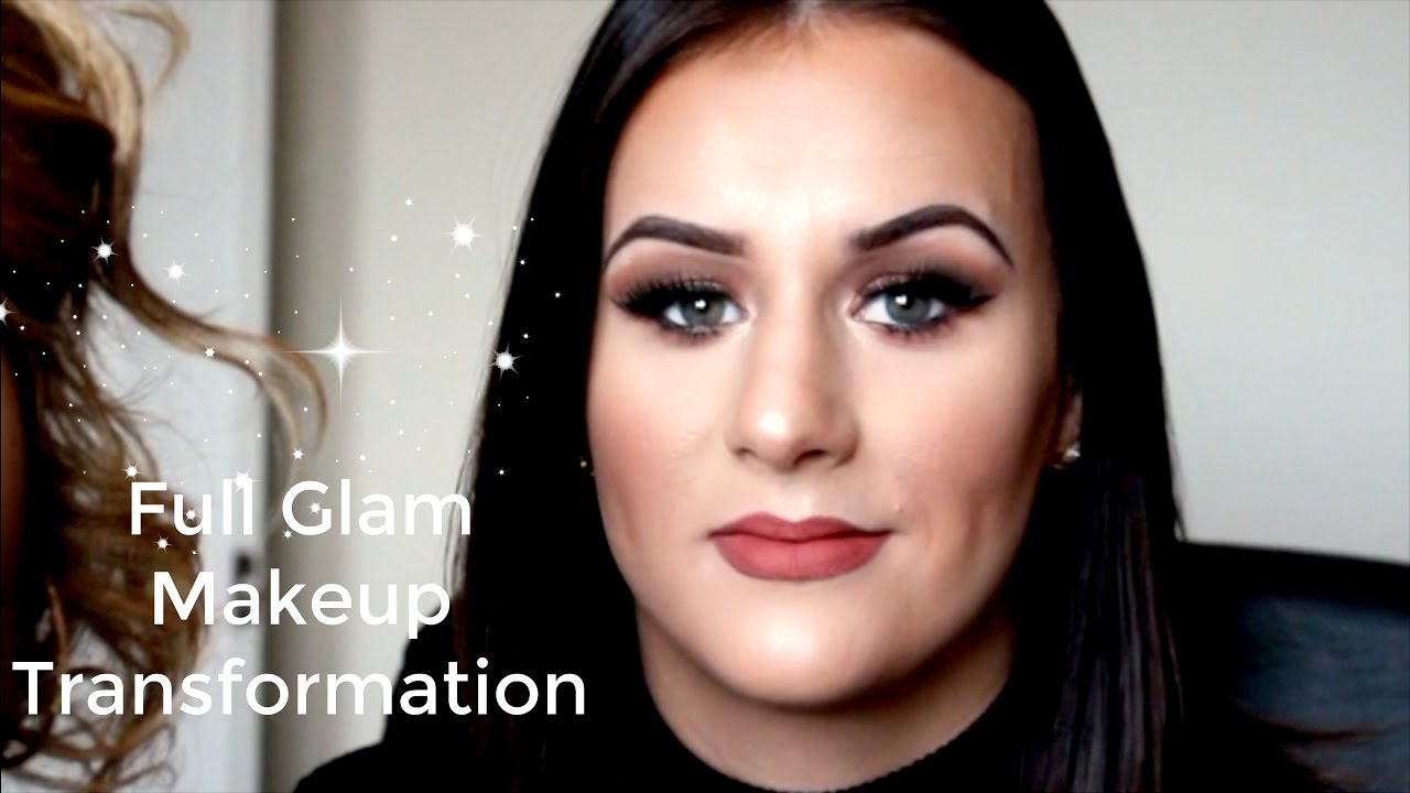 Full Glam Makeup Transformation| GracefullyMadeup - YouTube
