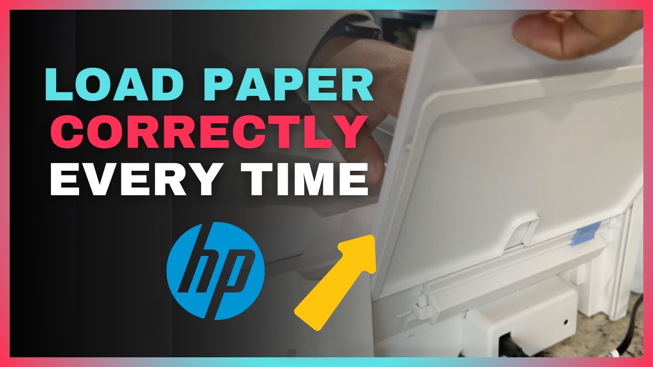 How to Properly Load Paper in HP DeskJet Printer [Tips to Help] - YouTube