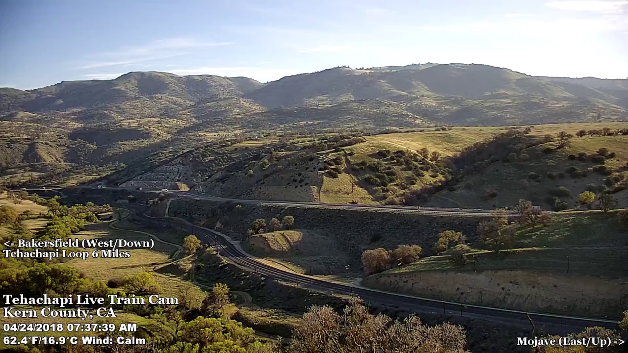 Tehachapi Live Train Cam - YouTube