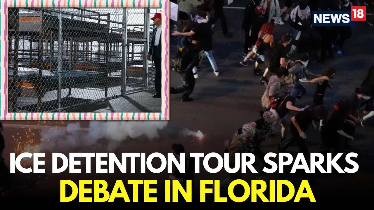 LIVE | Florida “Alligator Alcatraz” ICE Tour Sparks Heated Debate | ICE ...