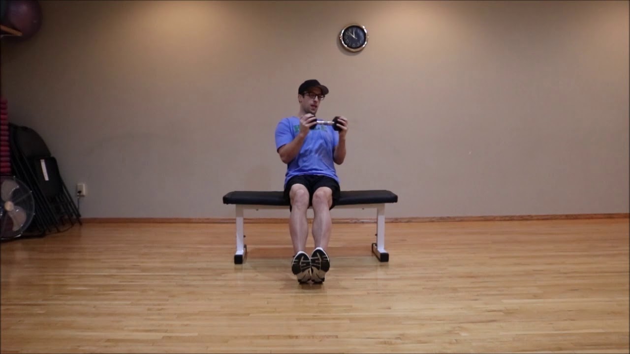 Flat Bench Russian Twist Feet Down - YouTube
