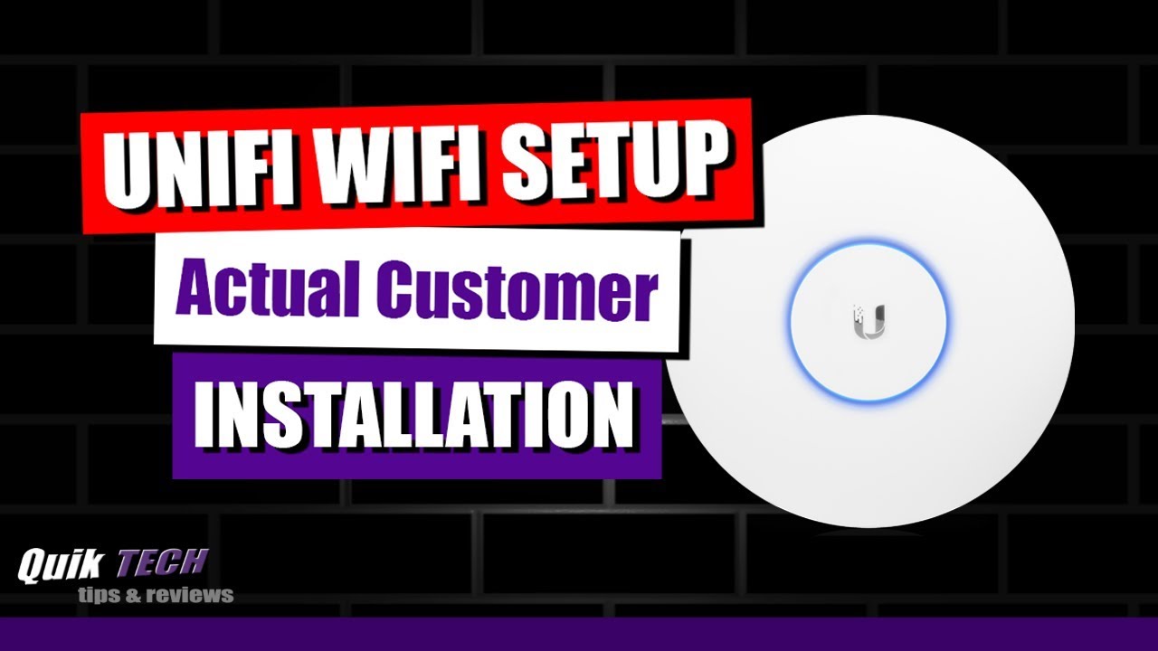 Unifi WiFi Client Home Install - YouTube