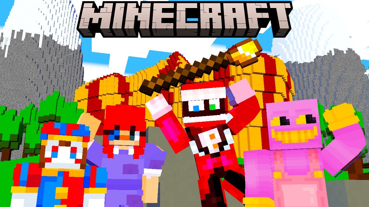 The Amazing Digital Circus World In Minecraft - YouTube