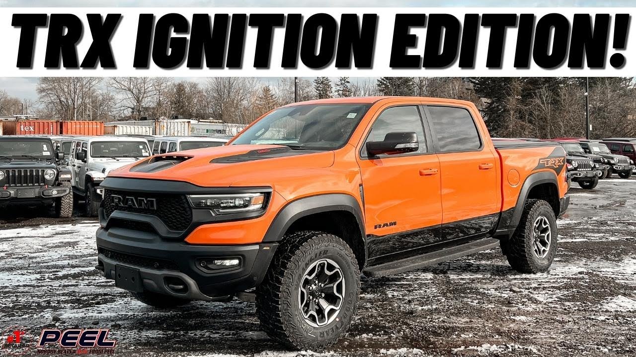 2022 RAM TRX IGNITION EDITION! This Exclusive Orange Crush TRX NUTS ...