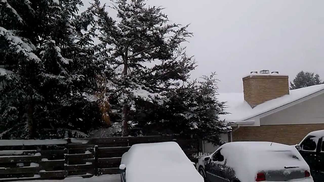 Snow in Fort Collins, Colorado - YouTube