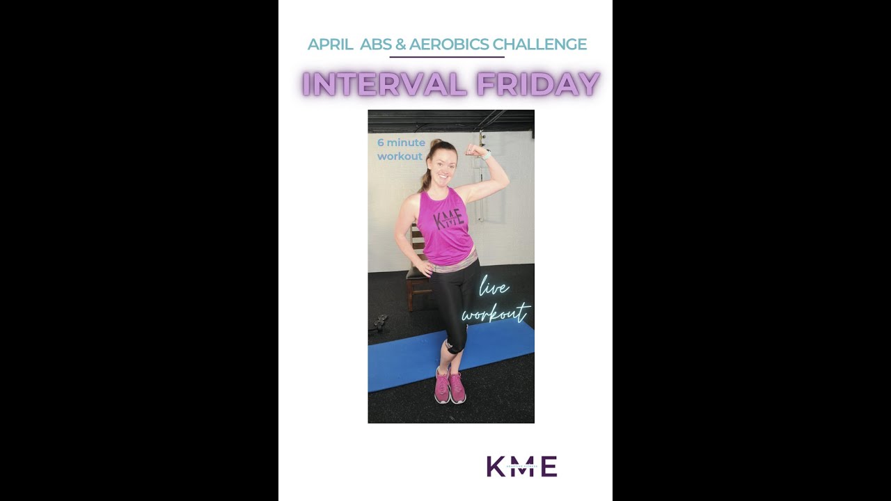 April fitness challenge week 4- interval friday 6 minute workout - YouTube