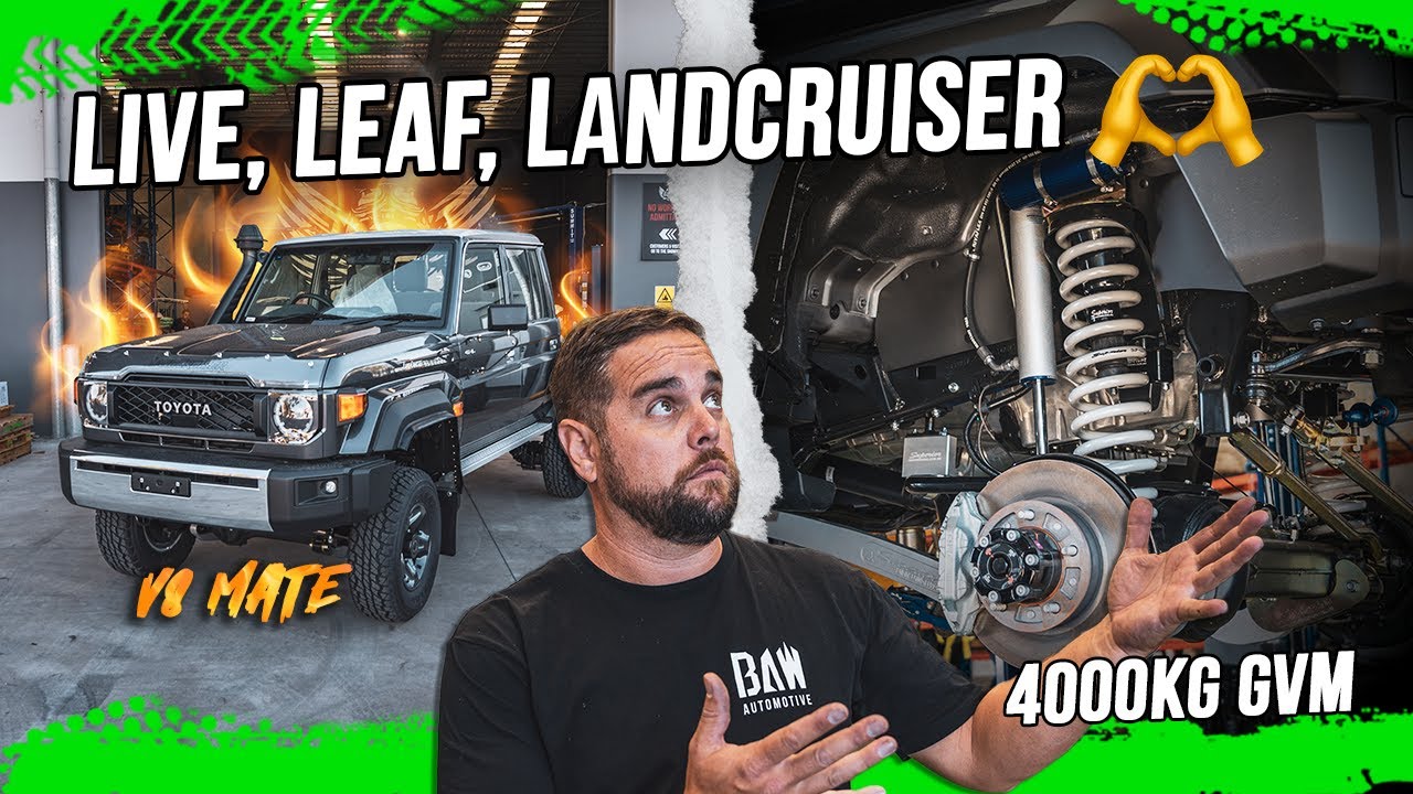 ALL NEW V8 2024 Toyota LandCruiser 79 Series Gets A 4000kg LEAF GVM ...