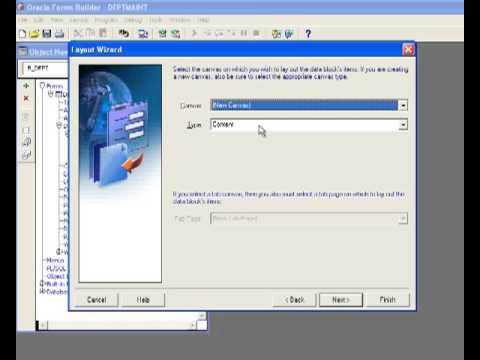 Oracle Forms 11g - Data Block Wizard - YouTube