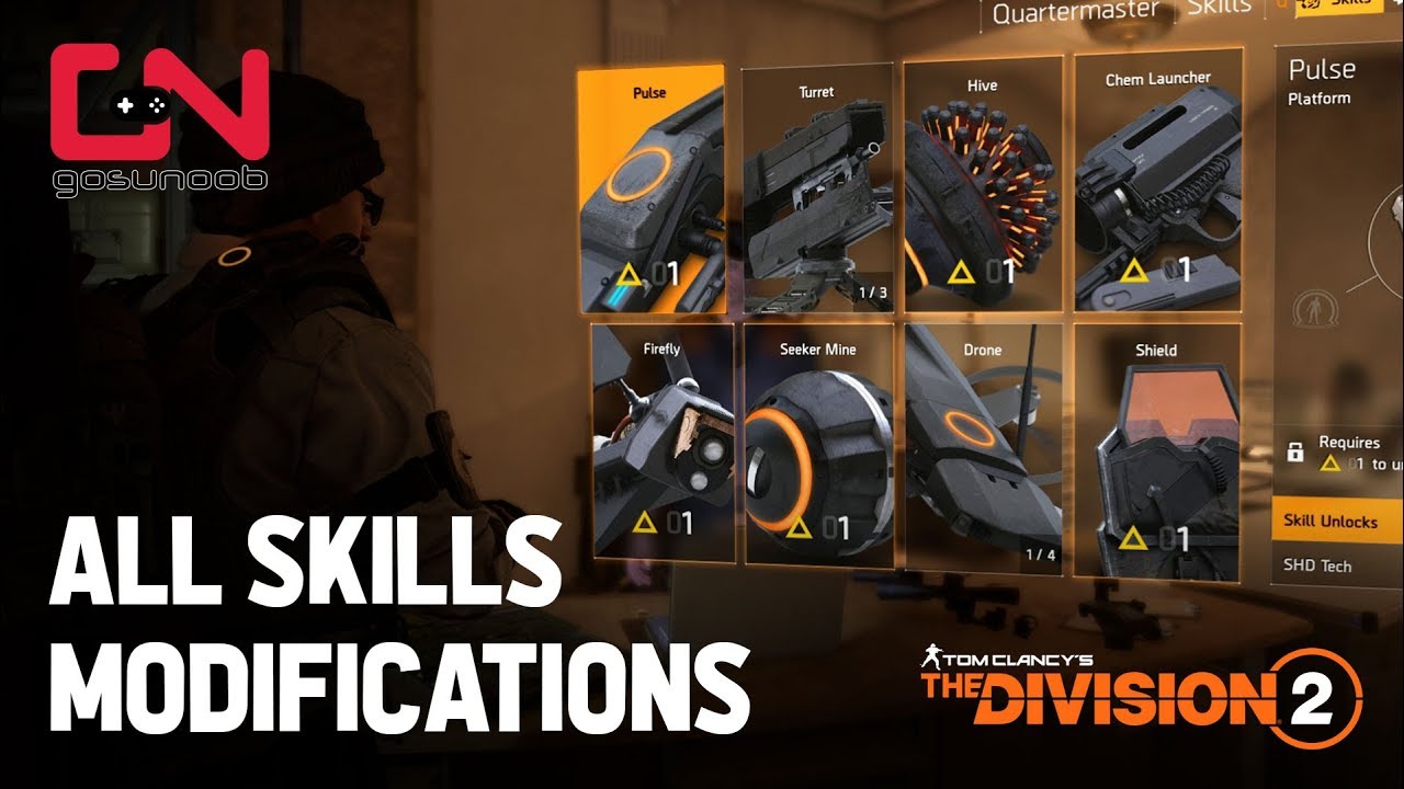 Division 2 - All Skills Modifications - Showcase - YouTube