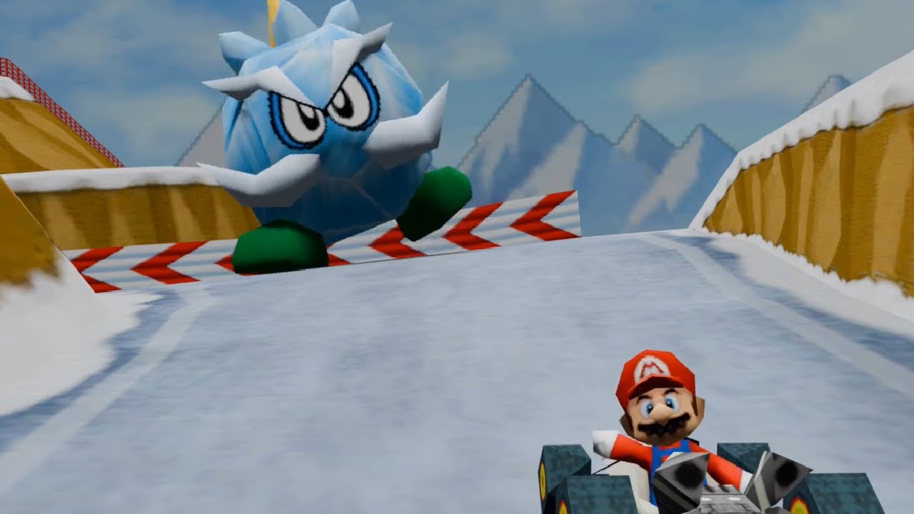 Mario spots a "Yeti" - YouTube