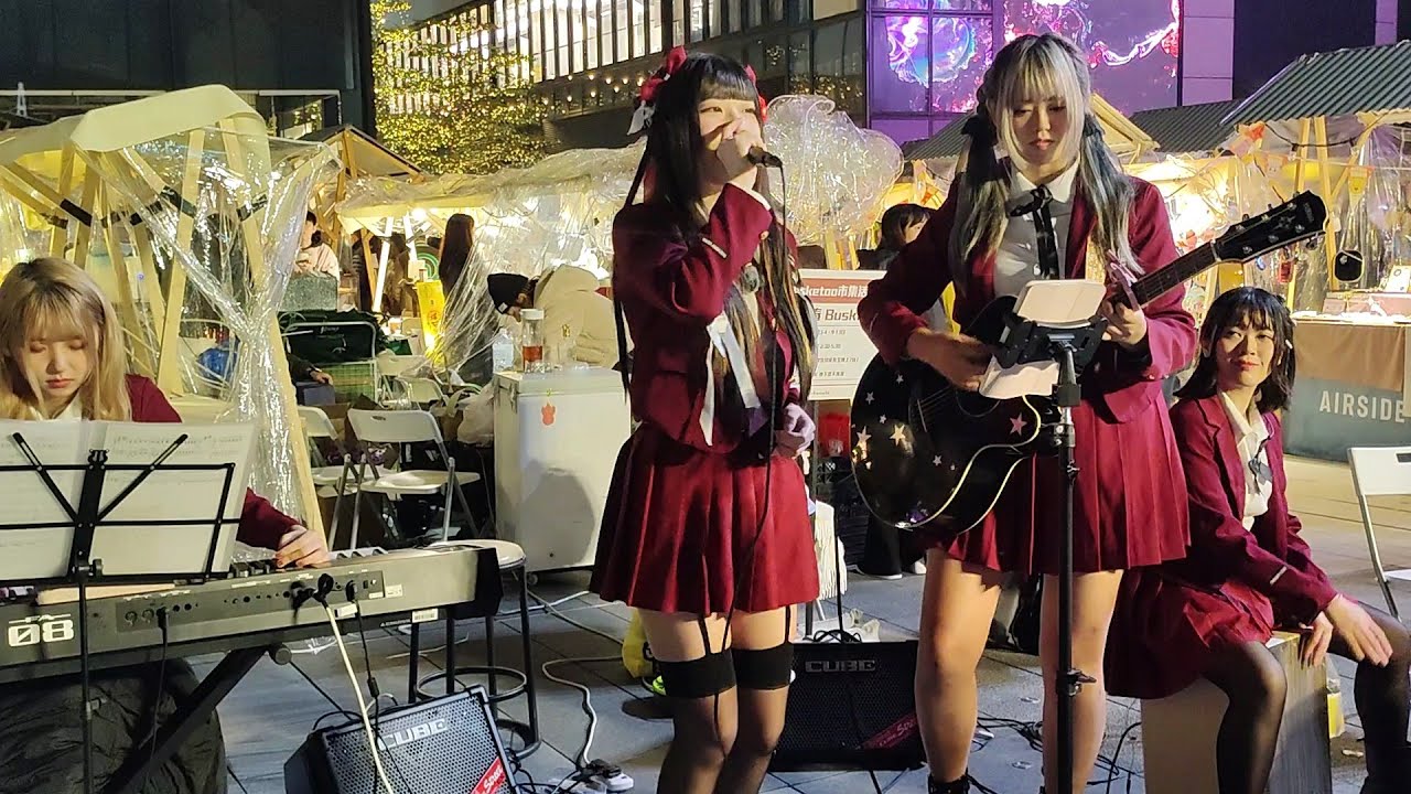 (淚花 Namida Hana) 心做し / 自動勝利 Let's Fight / 炎 (Cover) @AIRSIDE 年宵新春巿集 ...