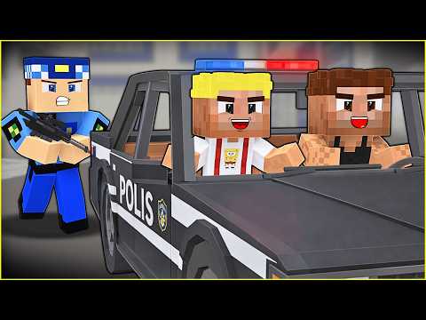 EFEKAN VE ALİ, KEREM KOMİSER'İN POLİS ARABASINI ÇALDI! 😱 - Minecraft