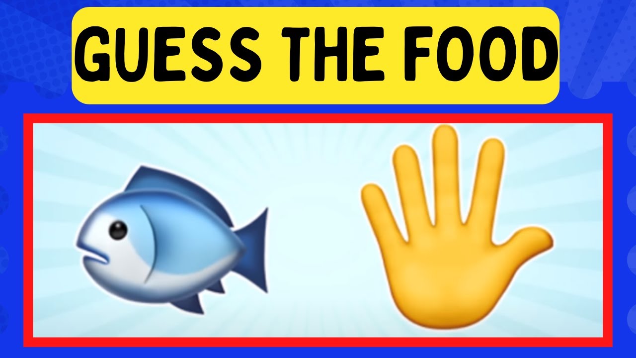 Guess the Food by the Emojis | Emoji Challenge | Emoji Puzzles! - YouTube