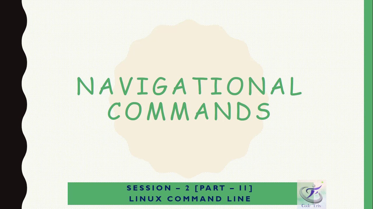 Linux Command Line - Basic Navigational Commands - YouTube