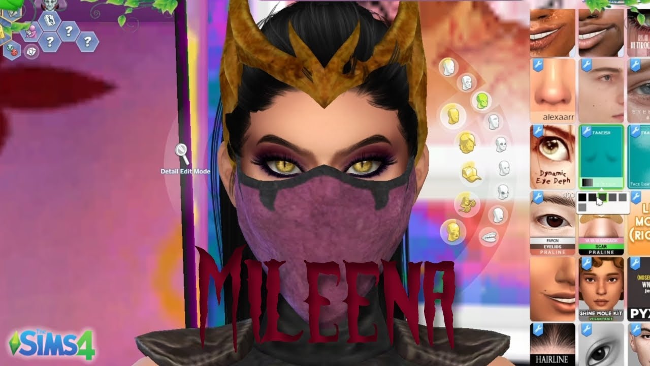 I Made Milenna in Mortal Kombat X in the Sims 4!!! - YouTube