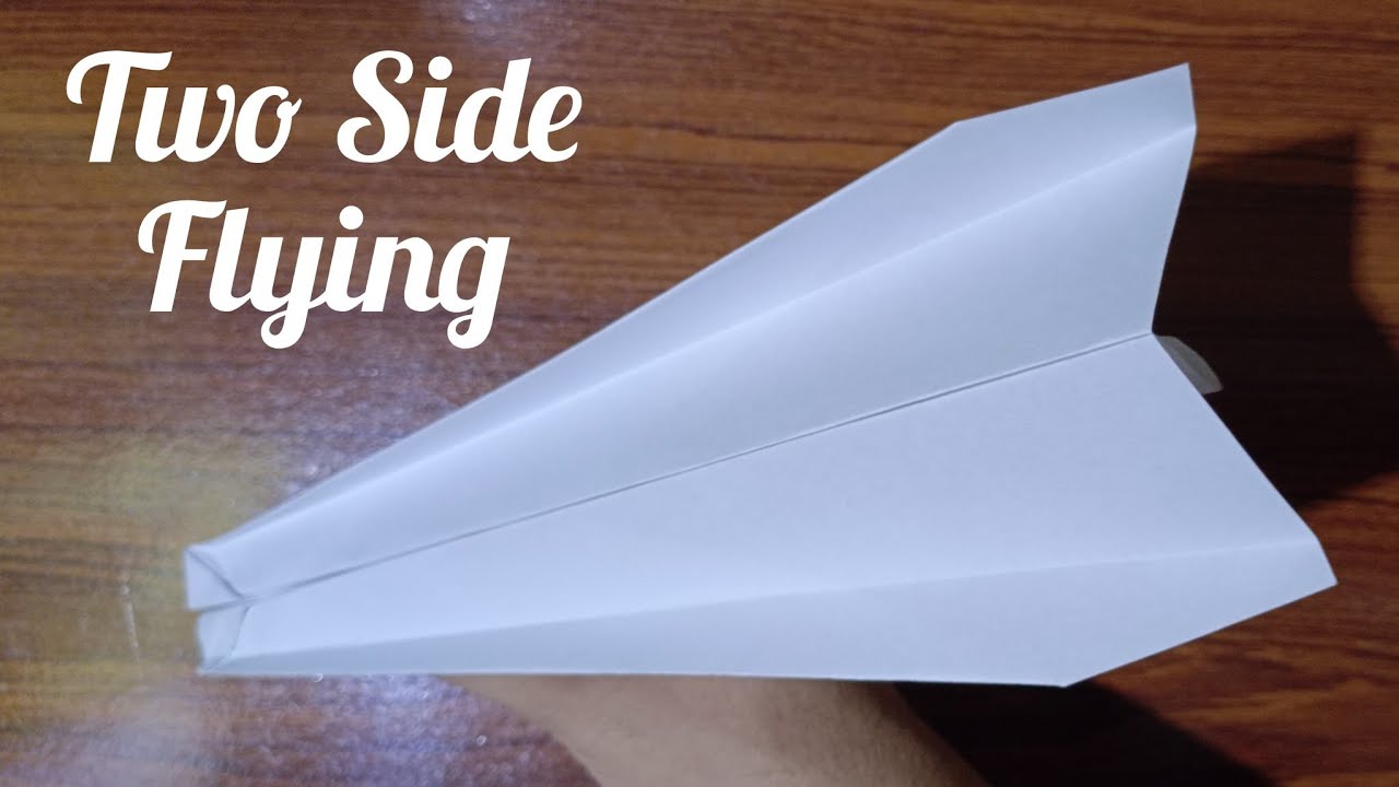 How to fold A4 size paper into a paper airplane that will fly from two ...