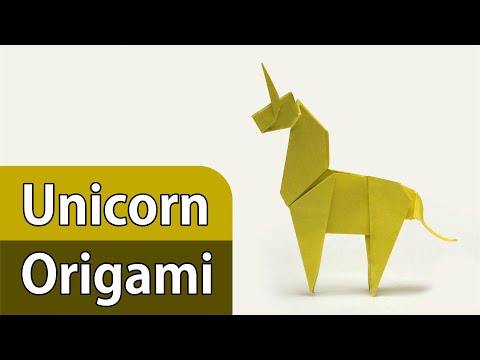 Origami Tek Boynuzlu At Nasıl Yapılır