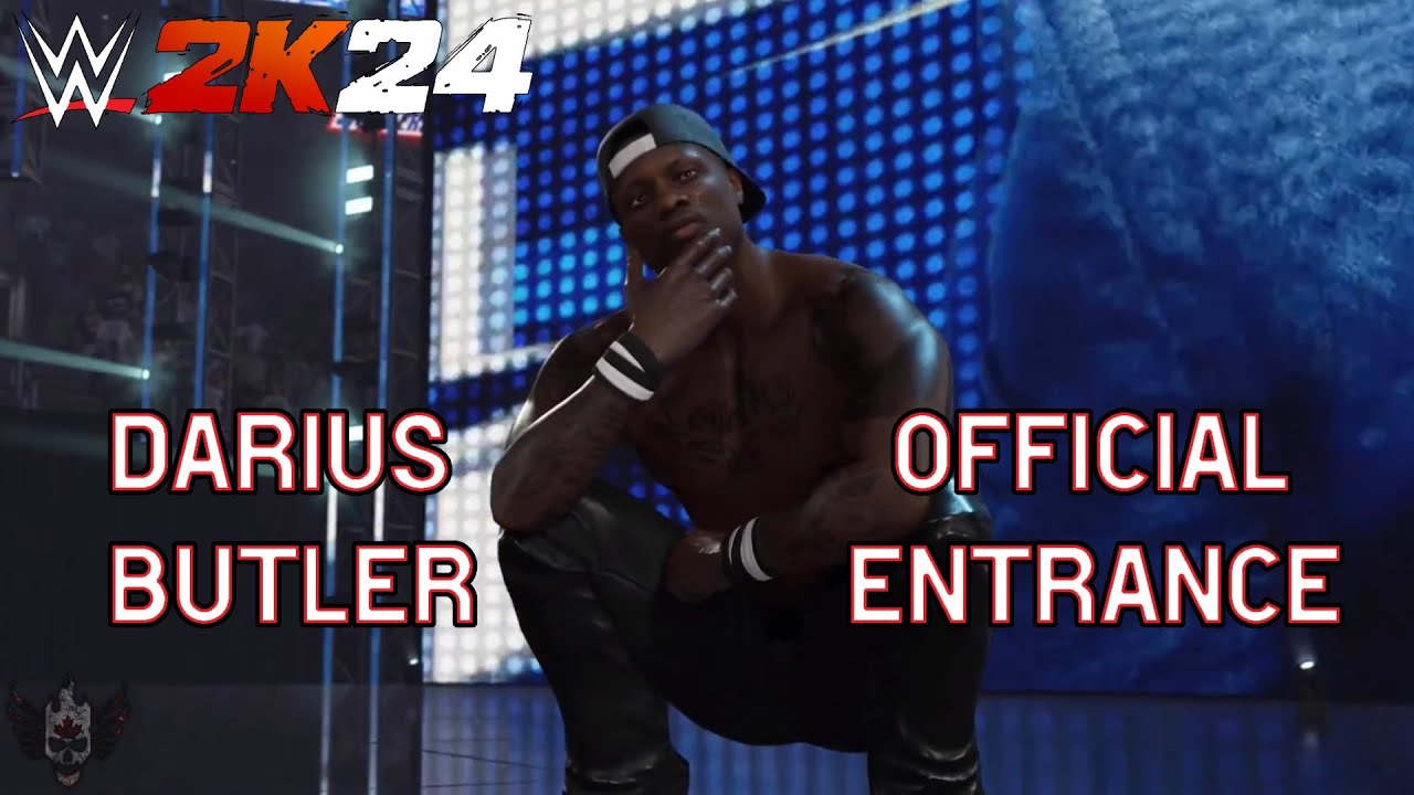 WWE 2K24K Darius Butler (Pat MaCafeeShow Pack DLC) Official Entrance! - YouTube