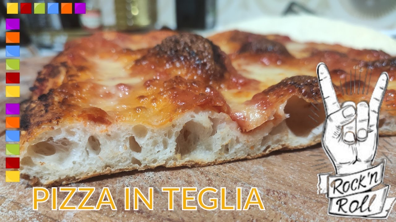 🍕PIZZA IN TEGLIA CON FARINA GAROFALO W350😎LUNGA LIEVITAZIONE & ALTA ...