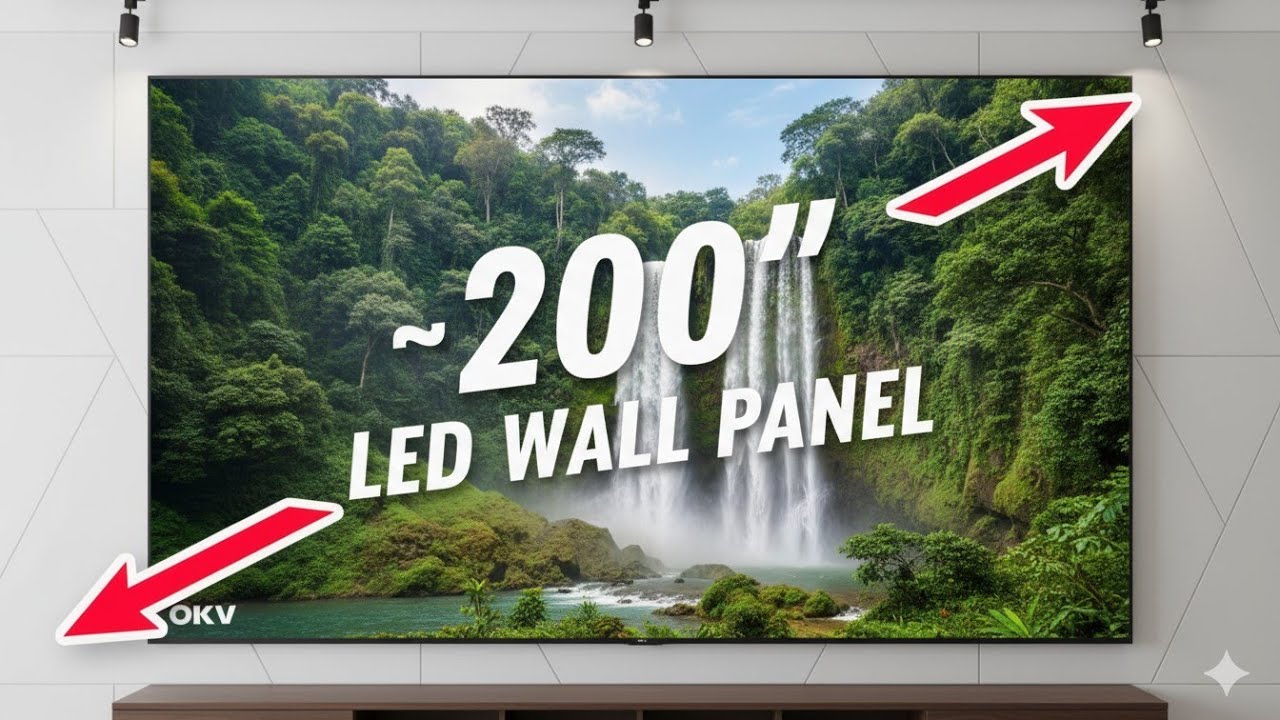 Biggest TV Ever Made – 200 Inches of Pure Luxury! - YouTube