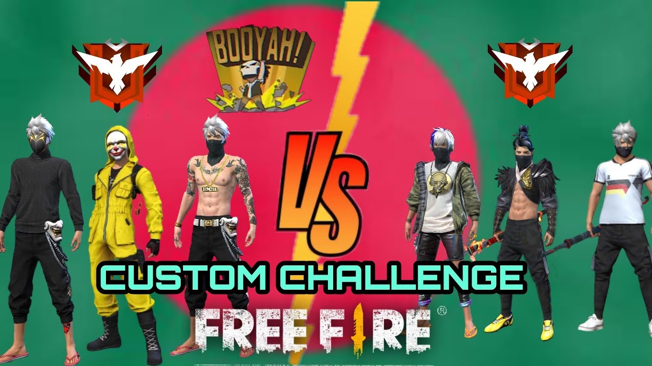 3vs3 Clash Squad Custom Challenge💪 || Garena Free Fire ️ ||SAHARIA ...