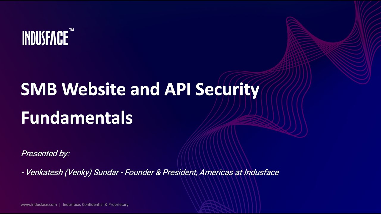 SMB Website and API Security Fundamentals - YouTube