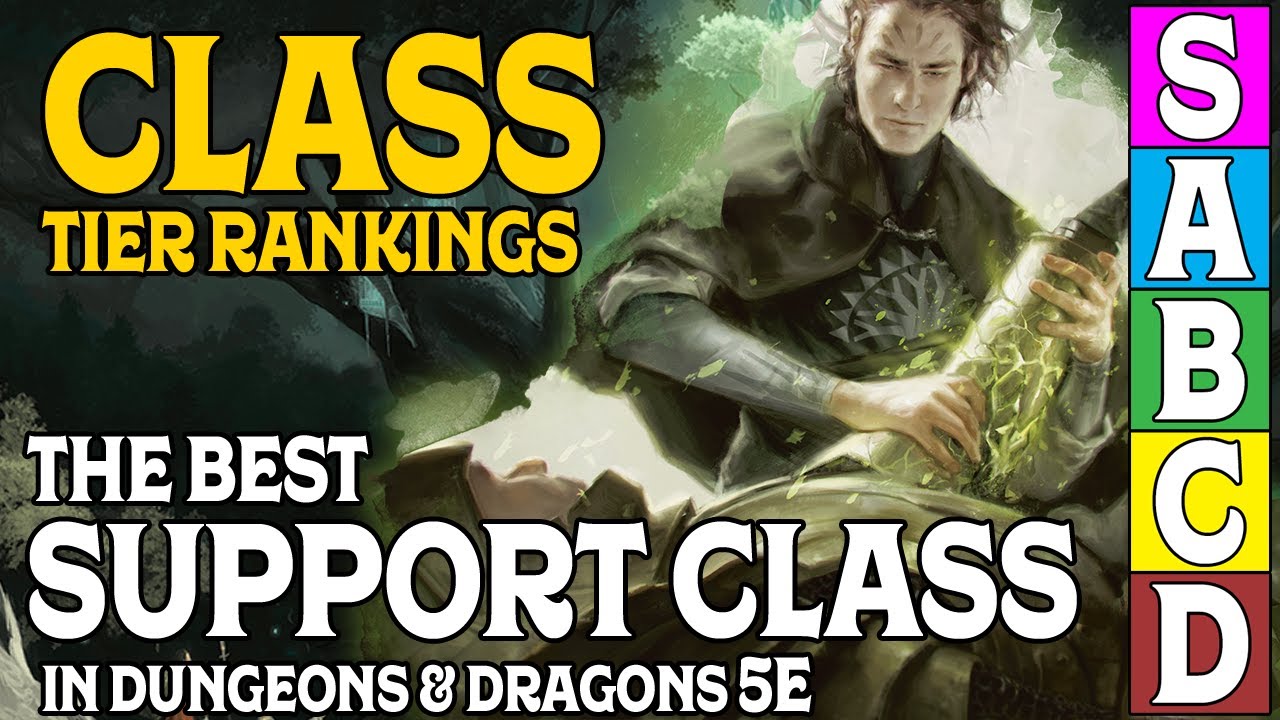 Class Tier Rankings for D&D 5e: Who is the best Support? - YouTube