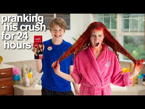 MY SON TIKTOK PRANKS HIS CRUSH FOR 24 HOURS