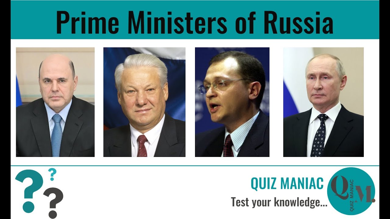 Prime Ministers of Russia - YouTube