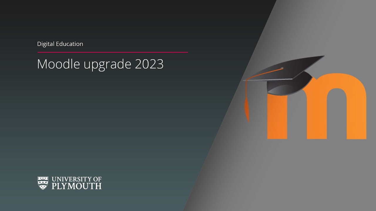Moodle upgrade 2023 - YouTube