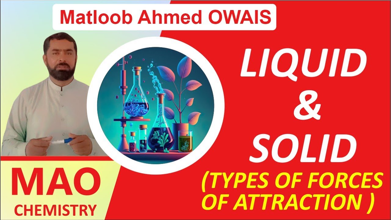 Lecture #01 - LIQUID & SOLID (TYPES OF FORCES OF ATTRACTION ) - YouTube