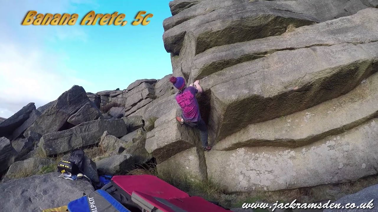More Bouldering at Burbage North - YouTube