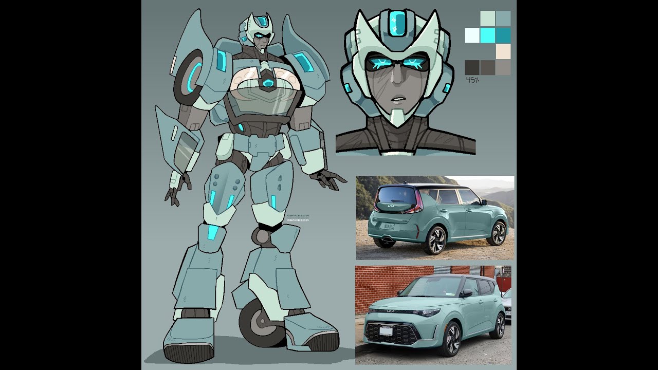 Transformers custom design Speed Paint - YouTube