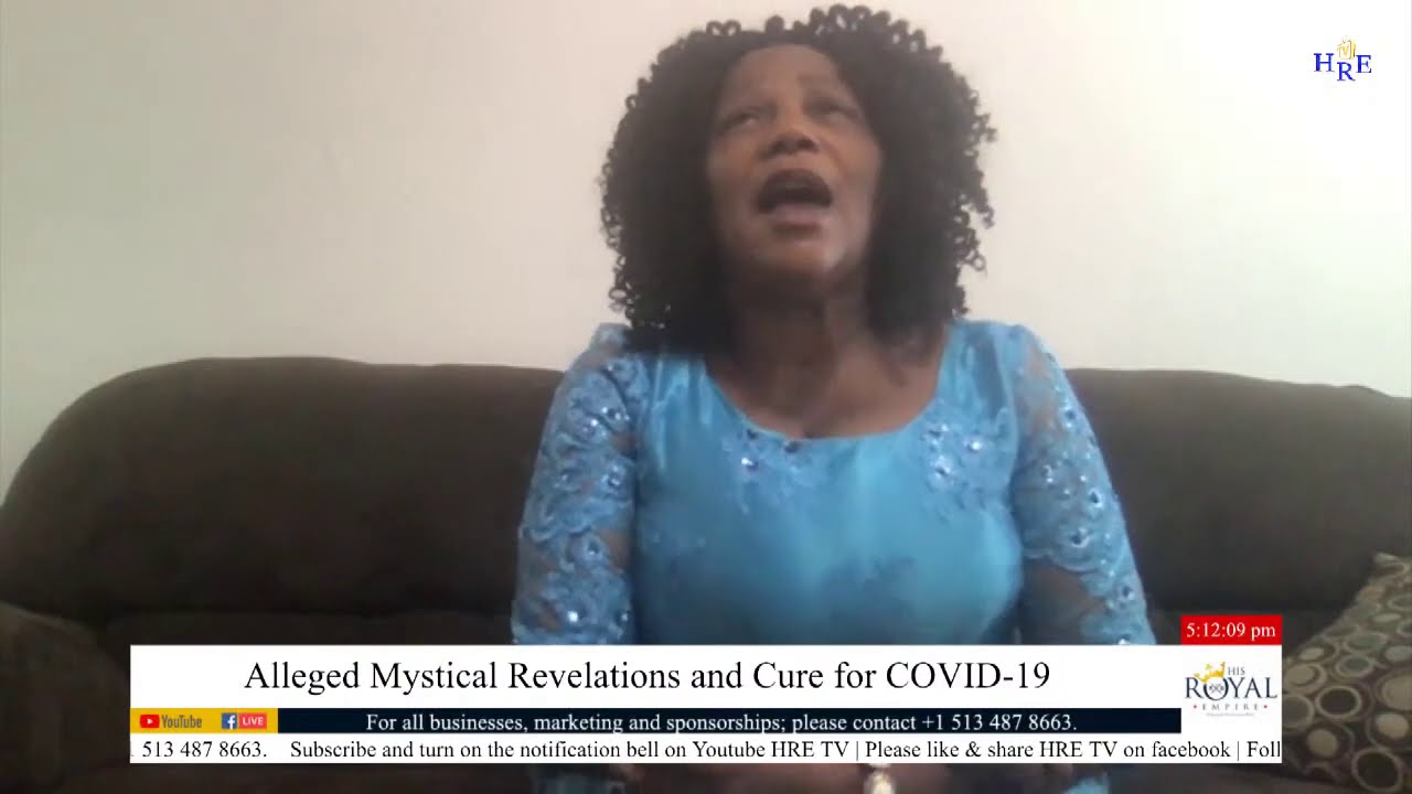 Alleged Mystical Revelations and Cure for COVID-19 - Ruth Mensah - YouTube