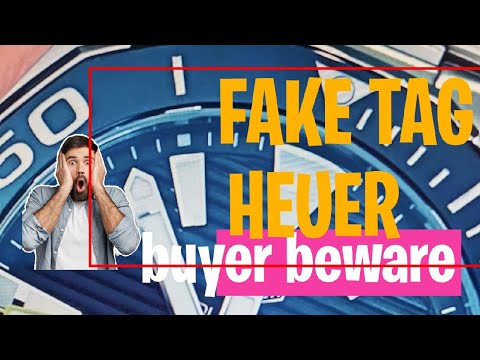 Fake Tag Heuer Aquaracer vs Real one How to spot comparison - YouTube