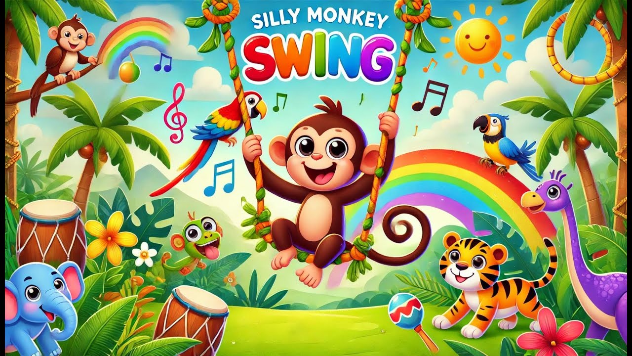 The Silly Monkey Swing: Laughing and Swinging All Day Long - YouTube