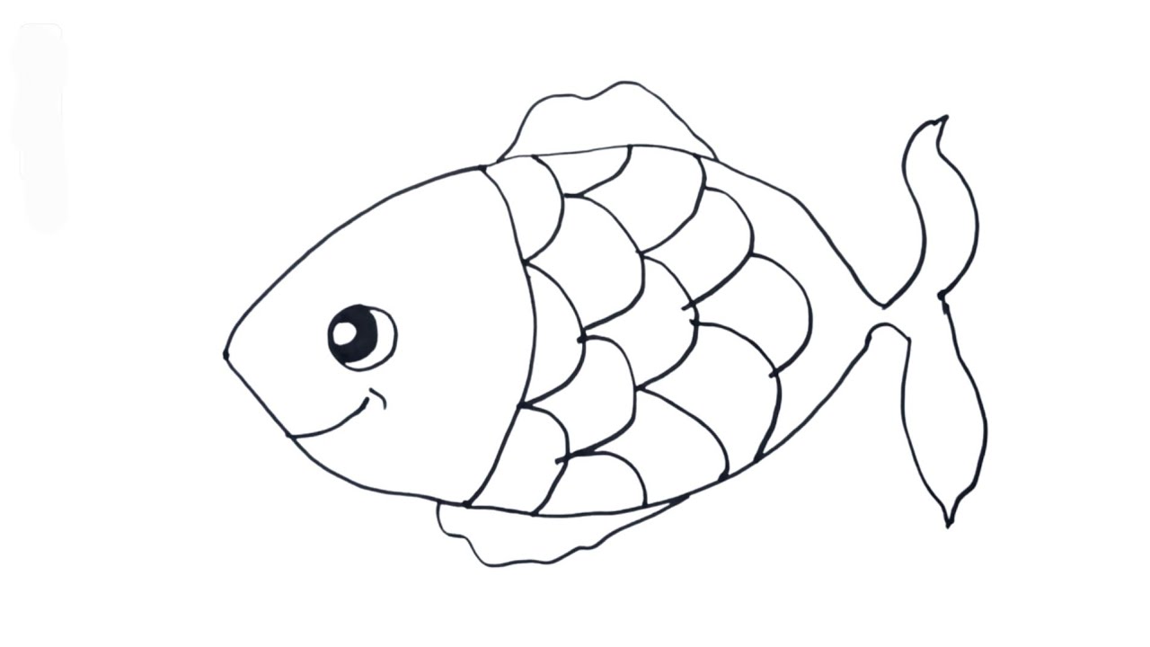 Fun and Easy Fish Drawing Tutorial for Kids | Learn to Draw Cute Fish ...
