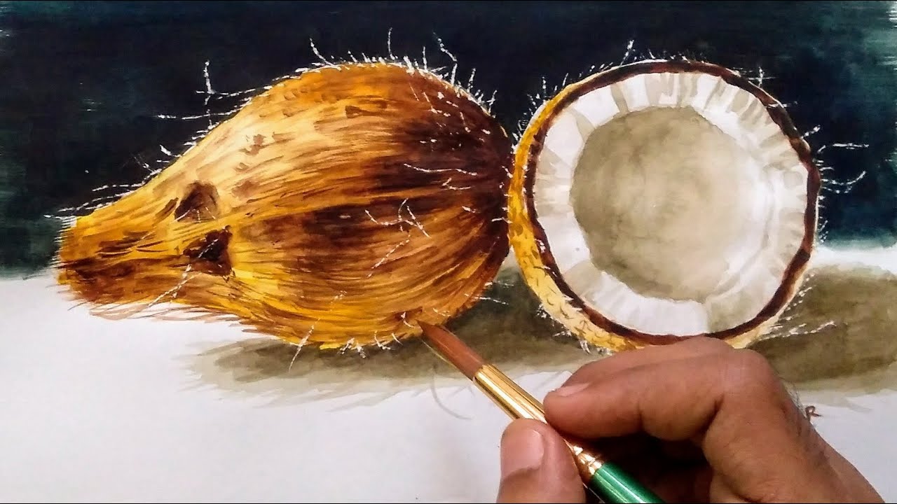 Coconut Painting