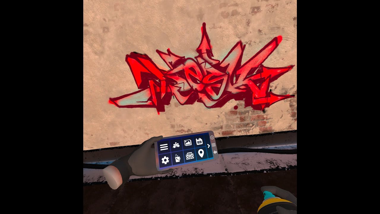 Old school graffiti artist teaching graffiti in VR! Must watch! - YouTube