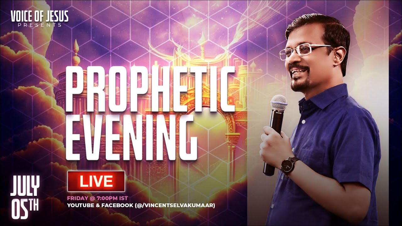 🔴🅻🅸🆅🅴 || Prophetic Evening || Prophet Vincent Selvakumaar - YouTube